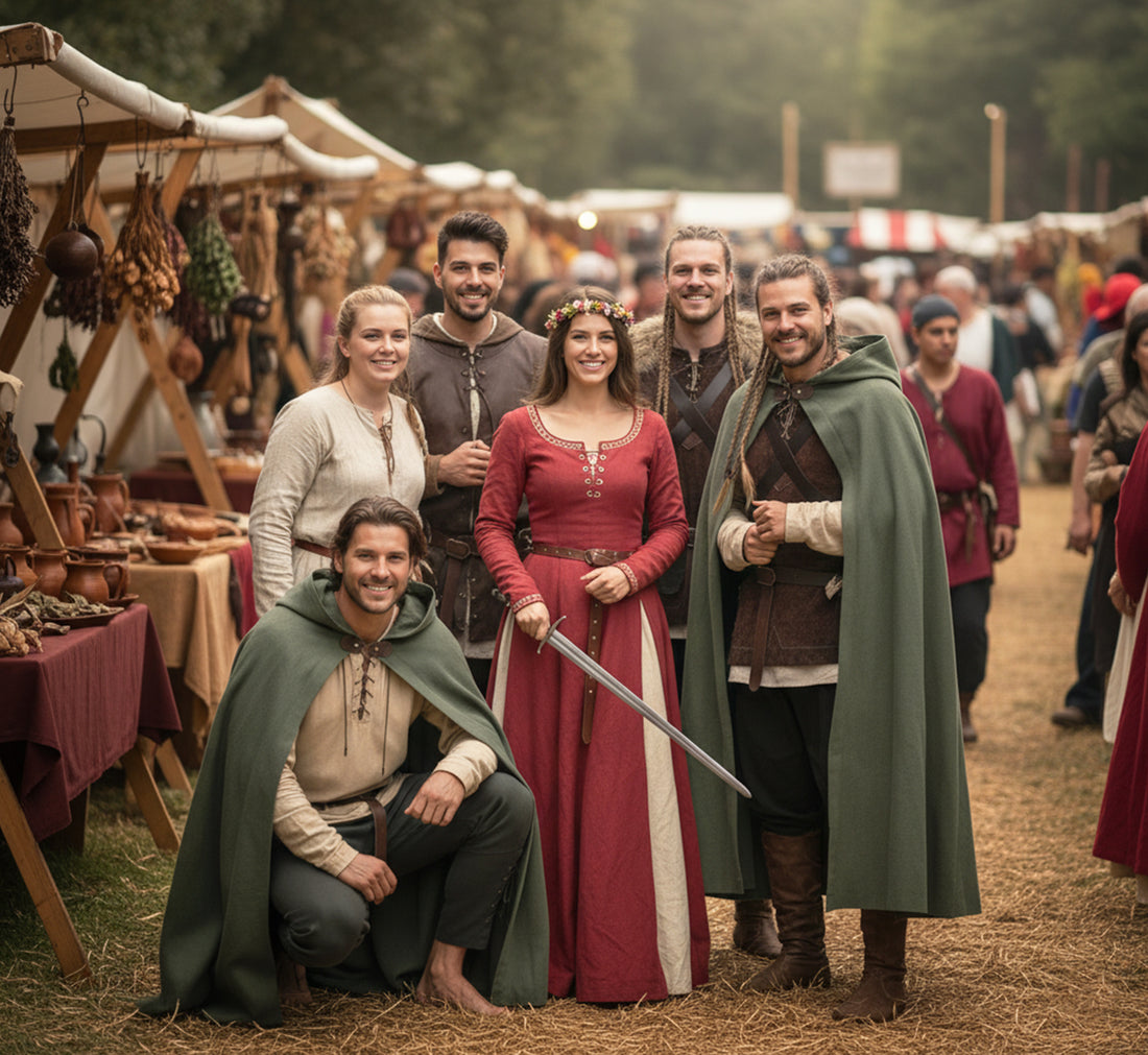 Medieval cosplay costumes, Renaissance Clothes for Men and Women, LARP ...